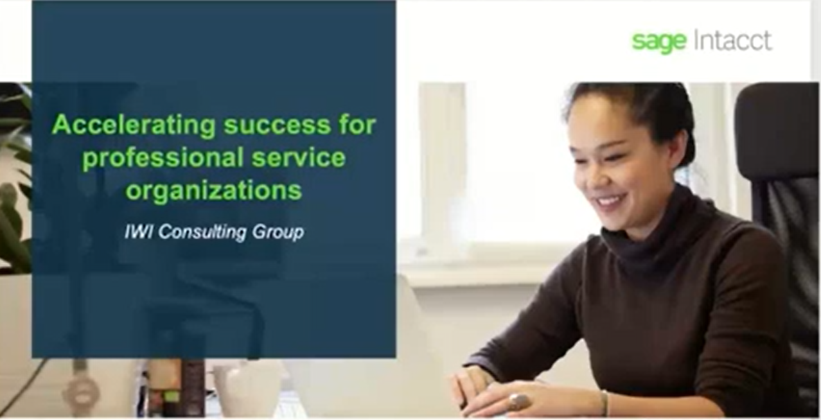 Accelerating Success for Professional Service Businesses Webinar