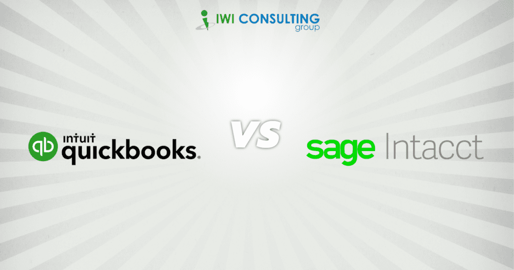 Quickbooks Vs. Sage Intacct - IWI Consulting Group - Sage Partner