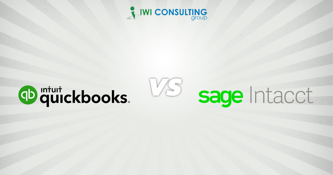 Quickbooks Vs. Sage Intacct - IWI Consulting Group - Sage Partner