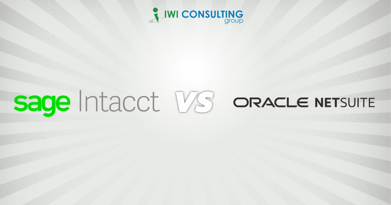 Sage Intacct vs. NetSuite - IWI Consulting Group - Sage Partner